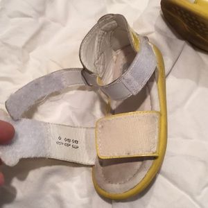 Umi | Shoes | Umi Leather Upper And Lined Yellow Sandal Good Con | Poshmark